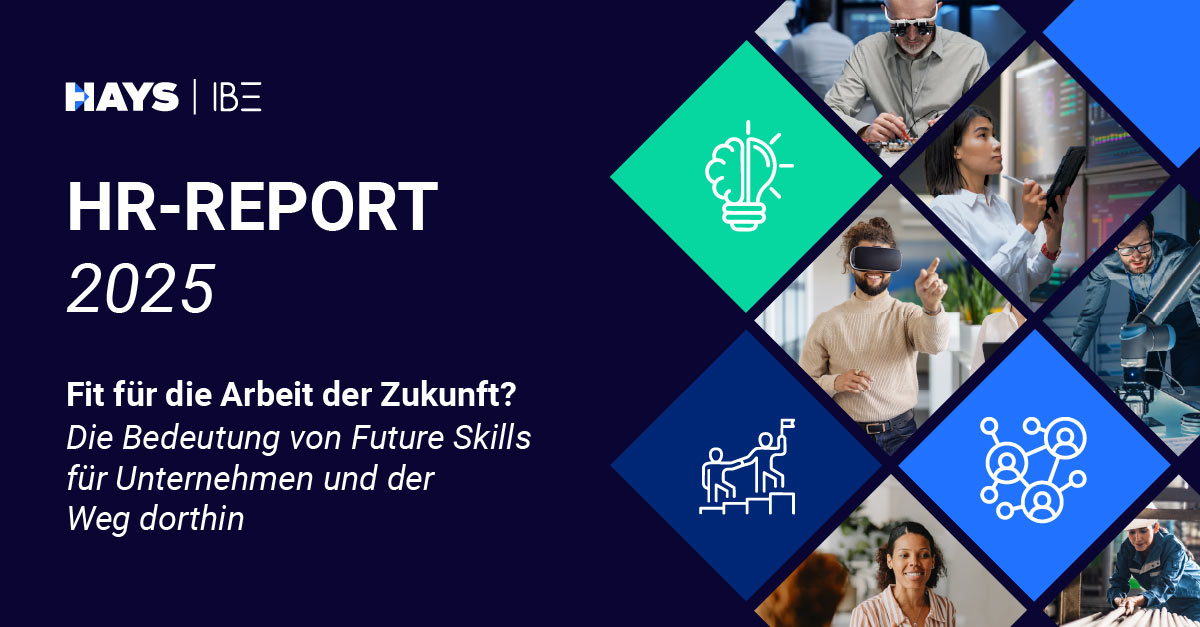Hays Report 2025: Fit für die Arbeit der Zukunft?